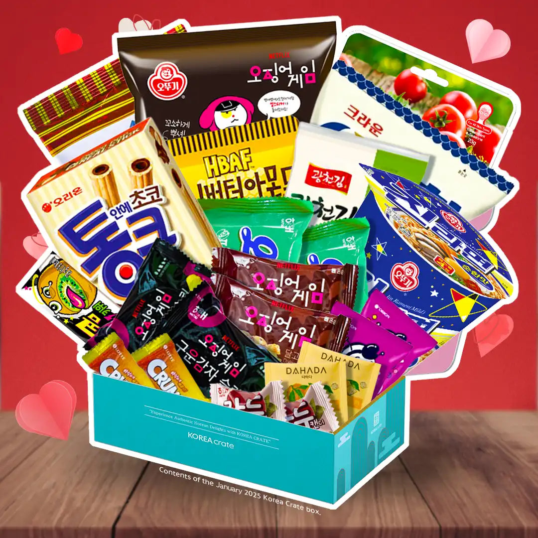 Korean snacks box store